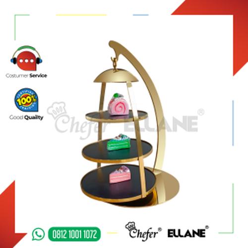 Jual Tempat kue 3 tingkat / Display cake 3 tier / 3 layer hanging ...