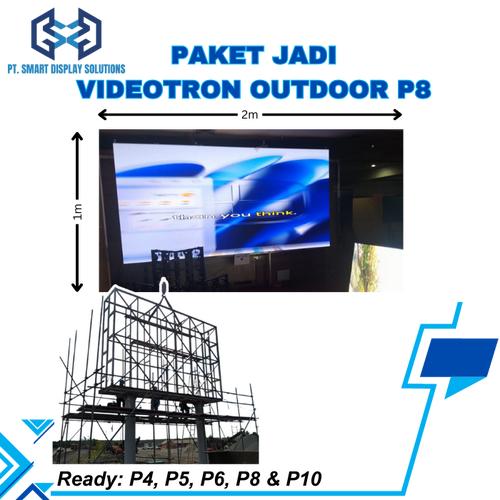 Jual Videotron Outdoor P8 Paket Jadi Size 2mx1m Cabinet Fixed Module ...