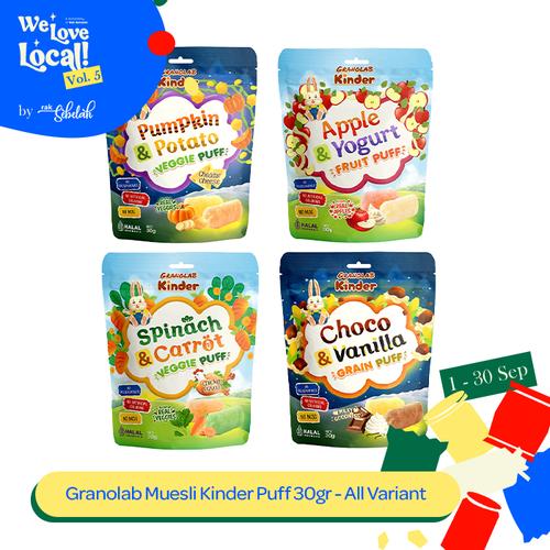 Promo Granolab Kinder Natural Puff 30g - Snack Bayi Alami | Cemilan ...