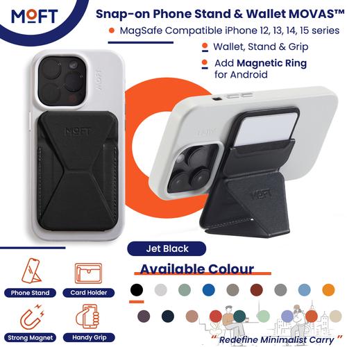 Jual MOFT Snap On Phone Stand & Wallet MOVAS - MagSafe Compatible - Lavender - Jakarta Barat ...