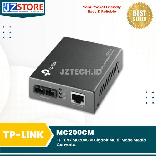 Jual TP-Link MC200CM Gigabit Multi-Mode Media Converter - Kota Medan ...