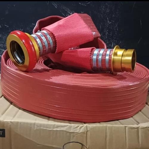 Jual SELANG PEMADAM API 16 BAR / FIRE HOSE MERAH TANPA MERK COUPLING 1 ...