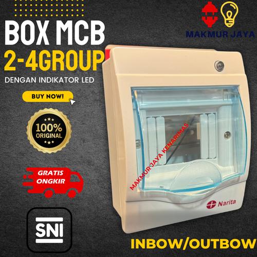 Jual BOX MCB 4 Group 2 Group Inbow Outbow / BOX MCB 2-4 G GRUP ...