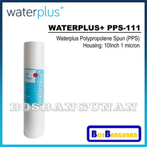 Jual WATERPLUS+ PPS111 Polypropolene Spun (PPS) Housing: 10Inch 1 Micron / Filter Air WATERPLUS+ ...
