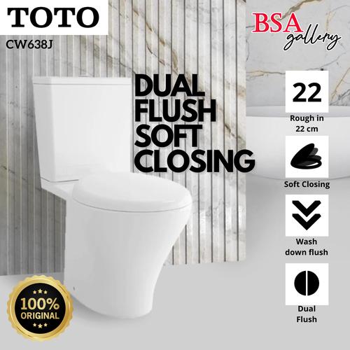 Jual KLOSET DUDUK TOTO CW 638 J /MONOBLOK TOTO CW638 ORIGINAL - Kota ...
