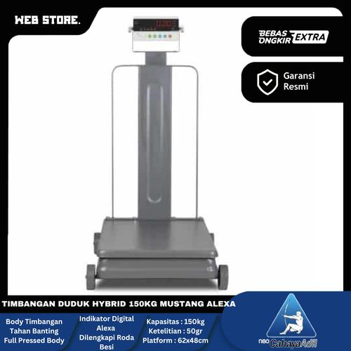 Jual Timbangan Digital 150kg 300kg 600kg Mustang Alexa Timbangan Duduk ...