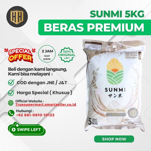 Jual Beras Putih Premium SUNMI 5kg , Beras Butir Premium Khas Cap ...