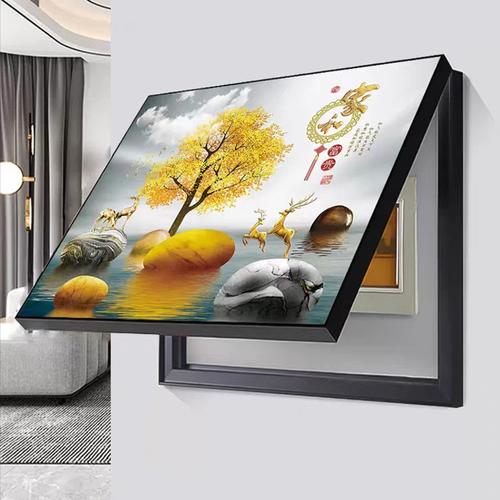Promo Lukisan Dinding Penutup Panel Listrik MCB 5D Porcelain - Model ...