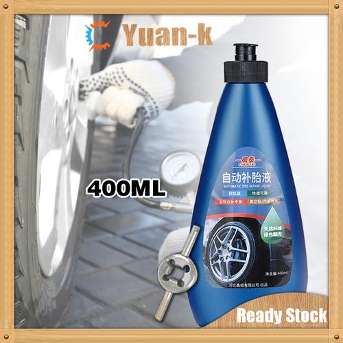 Jual 400ml Cairan Perbaikan Ban Tubeles Spray Anti Bocor Fibshield Car ...