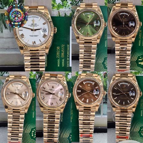 Jual Dr.Jam DAYDATE DAY-DATE 40 40MM FULL ROSEGOLD REF 228235 EWF EW ...
