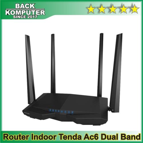 Jual Router CPE Indoor Tenda AC6 Dual Band - Kota Bandar Lampung - Back ...