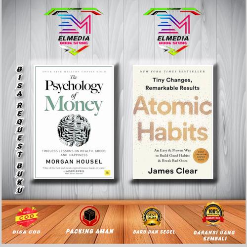 Promo Buku ( paket) atomic habits / psychology of money (English ...