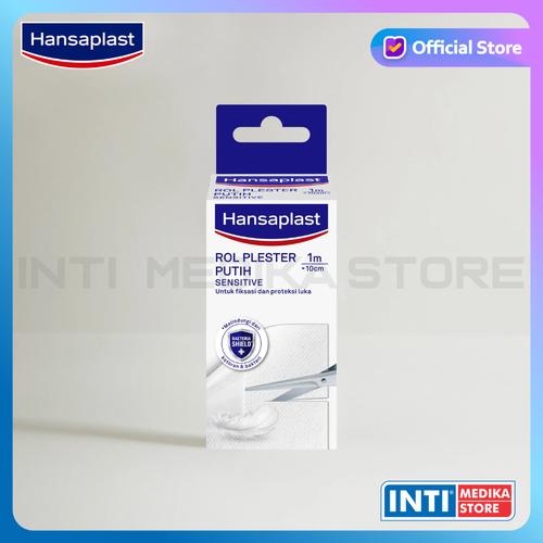 Promo HANSAPLAST - Plester Roll Putih SENSITIVE 1mx10cm Perekat ...