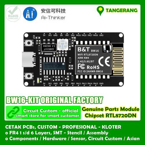 Jual Ai Thinker Modul WiFi Bluetooth BW-16 / BW 16 / BW16 KIT ...