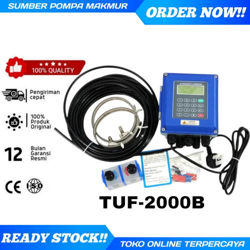 Jual TUF-2000B TM-1 Ultrasonic flow meter DN50mm-DN700mm wall mounted ...