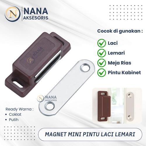 Jual Magnet Pintu Lemari Laci Magnetic Door Stopper Door Catcher Lock ...