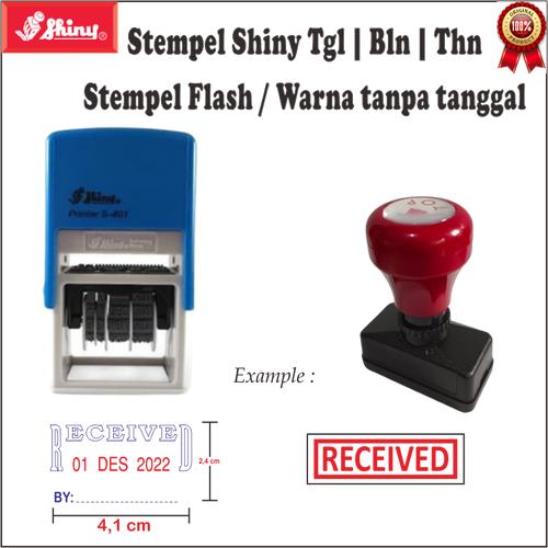 Jual STEMPEL RECEIVED WARNA OTOMATIS KWITANSI FAKTUR INVOICE KANTOR ...