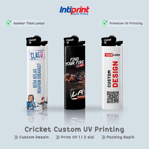 Jual Cricket Custom UV Printing / Korek Gas Cricket Custom Desain Full ...