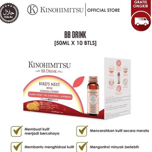 Jual Kinohimitsu BB Drink Bird's Nest with Acerola Cherry 50ml x 10 ...