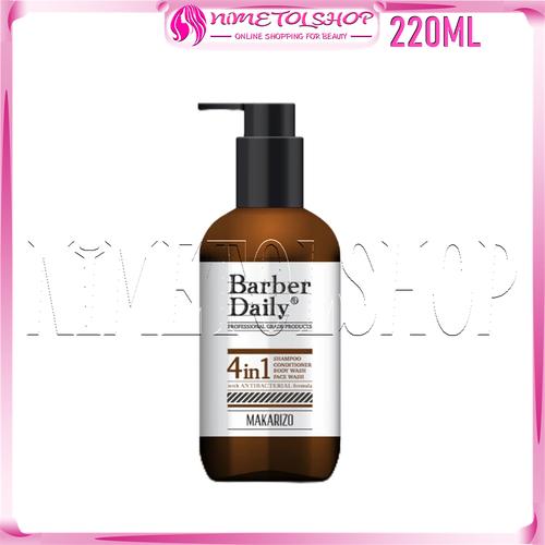 Promo MAKARIZO Barber Daily 4IN1 220ml Face Wash Body Wash Conditioner ...
