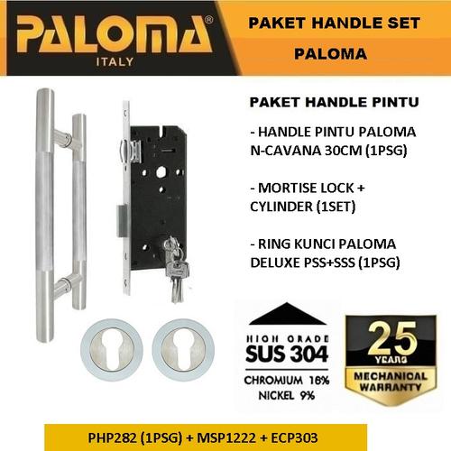 Jual TARIKAN PINTU PULL HANDLE PALOMA SET KUNCI PHP 282 (1PSG) MSP 1222 ...