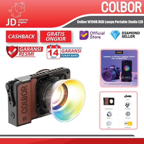 Promo Colbor W100R RGB Lampu Portable Studio LED 100W Video dan Foto ...