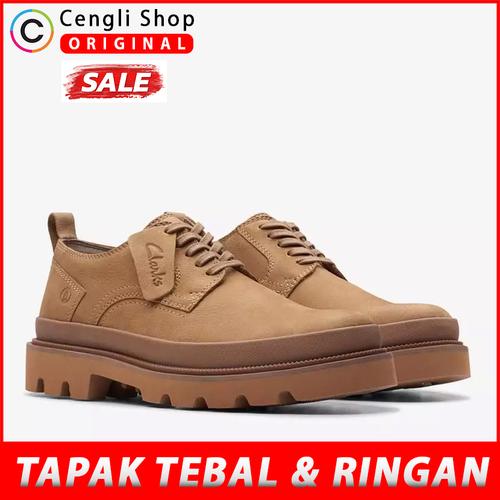 Promo SEPATU KULIT CLARKS PRIA ORIGINAL ASLI ORI PANTOFEL DERBY SMART ...