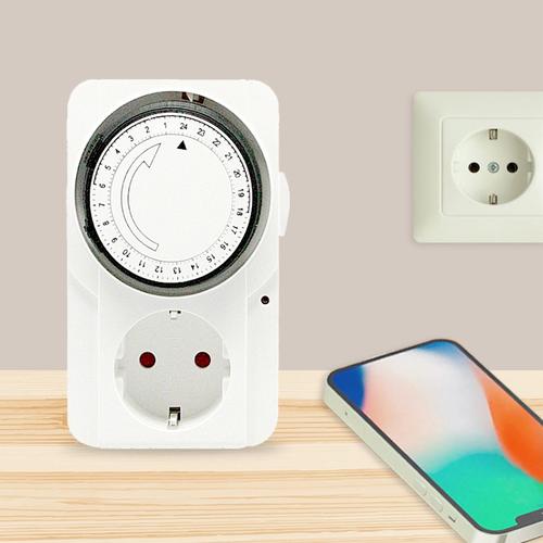 Jual Stop Kontak Timer Analog 24hour Kenmaster Timer Listrik Analog 24 ...