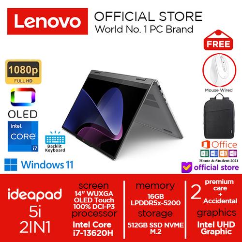 Promo Lenovo Ideapad 5i 2IN1 i7-13620H 512GB SSD 16GB OLED Touch Win11 ...