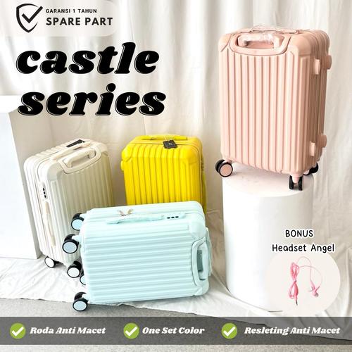 Promo Koper Kabin Cabin Bagasi 20 24 Inch Warna Pastel Impor Anti Pecah ...