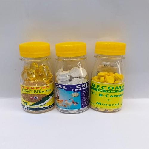 Jual MINYAK IKAN TUNG HAI SSA CALSIUM CAL CHICK BECOMP MULTIVITAMIN ...