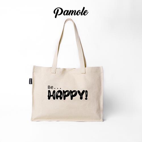Promo Pamole Tas Tote Bag Wanita Kekinian Bahan Kanvas - Sawa Series ...
