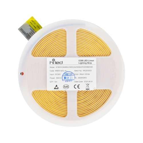 Jual LAMPU LED STRIP HILED LED Strip/COB/480LED/DC24V/5MM/IP20 - 2700K ...