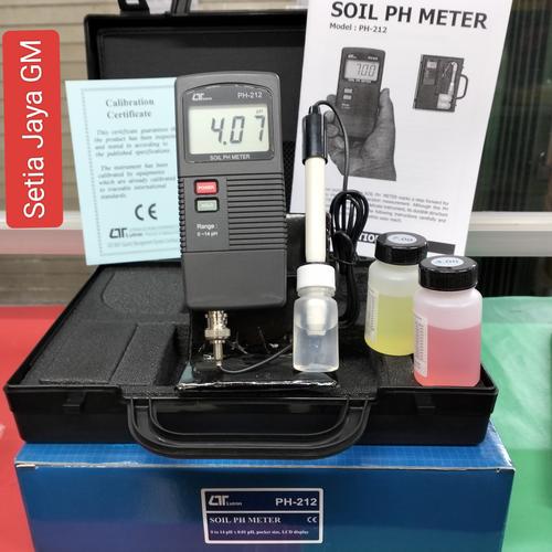 Jual Lutron PH-212 Soil PH Meter - alat ukur PH tanah, daging, cream ...