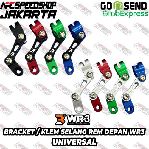 Jual Braket Breket Bracket / Klem Selang Rem Depan WR3 Universal ZX25R ...
