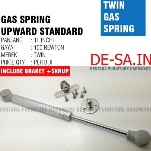 Jual Twin Gas Spring 100 N (Hidrolik Cabinet Dapur / Jok Motor) - Kota ...