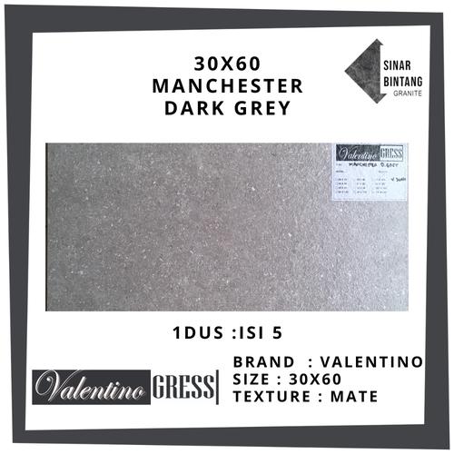 Jual Keramik Dinding | Tembok 30x60 Manchester Dark Grey Valentino - Jakarta Timur - Sinar ...