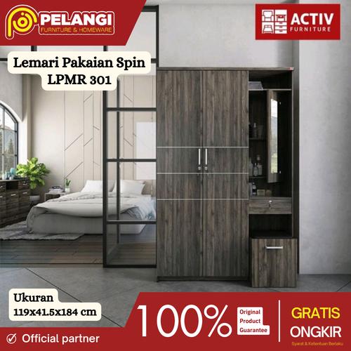 Jual Pelangi Furnihome | Lemari Activ Spin LPMR 301 | Lemari Pakaian 2 ...