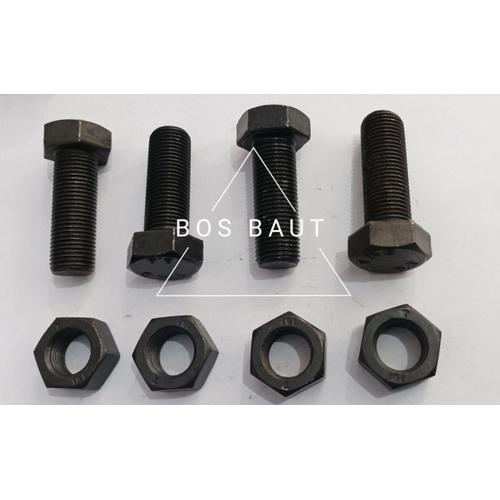 Jual Baut Mur Baja 8.8 Drat Halus M12 X 50 Pitch 1.25 Hitam - Kota Surabaya - Bos Baut Raden ...