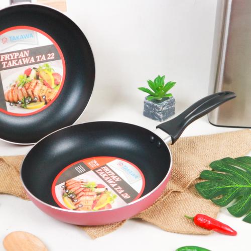 Promo DV- Frypan Takawa TA 16/18/20/22/24 -Penggorengan Serbaguna Anti ...