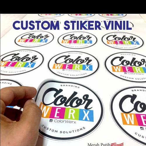 Jual Print Sticker Vinyl A3 Potong Bentuk / Sticker Label / sticker ...