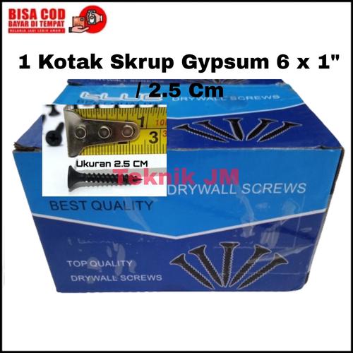 Jual SKRUP GYPSUM 1 INCH - SEKRUP 1 DUS 1KG SCREW GYPSUM UKURAN 6 X 2.5cm - - Jakarta Utara ...