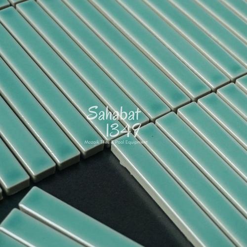 Jual Venus Linea Striped Ice Mint - Keramik Mosaic Kamar Mandi Mint Kit ...