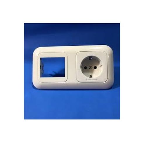 Jual FRAME PANASONIC WIDE SERIES WEJ78379W + STOPKONTAK TUNGGAL ...