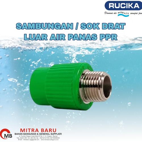 Jual SOK DRAT LUAR SDL PPR RUCIKA KELEN / SDL Rucika PPR Air Panas - 25 ...