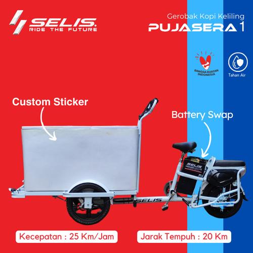 Jual SELIS - Gerobak Listrik Selis Pujasera 1 Fiber - Gerobak Makanan ...