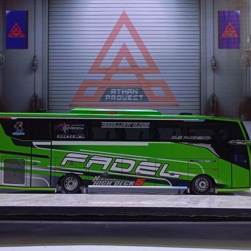 Jual Miniatur Bus Papercraft MAUDI MSM Asyrof JB5 Hadiah dan Pajangan ...