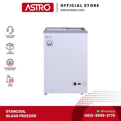 Jual Sliding Flat Glass Freezer STARCOOL DF-111 - Freezer Kaca Geser ...
