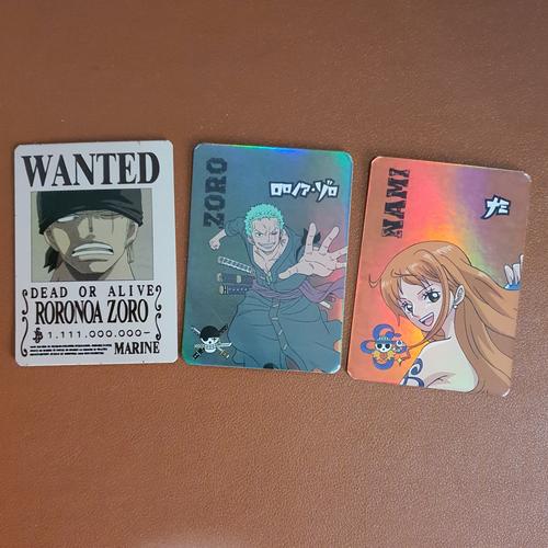 Jual Kartu Chatime X One Piece Zoro Wanted, Zoro & Nami Hologram - Kota ...