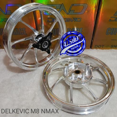 Jual VELG RACING DELKEVIC M8 YAMAHA NMAX NEW NMAX OLD 185/215 RING 14 ...